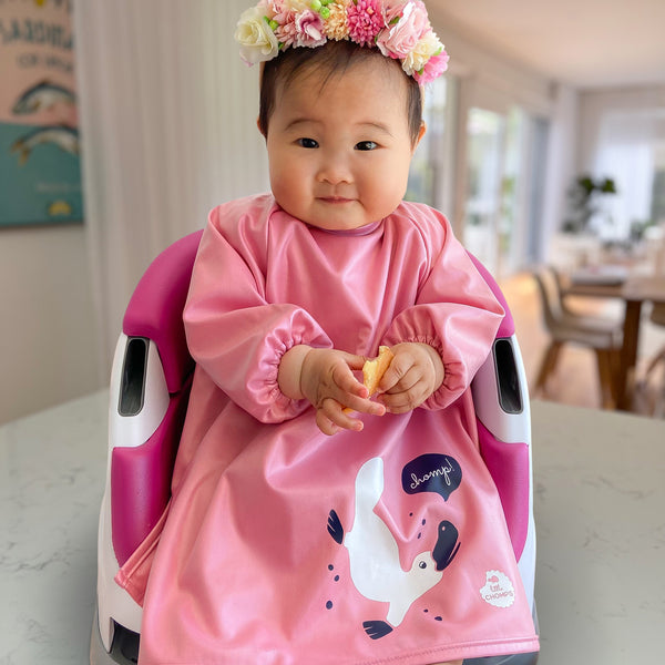 Little Chomps Messy Mealtime (Starter) Smock – Feeding Fix